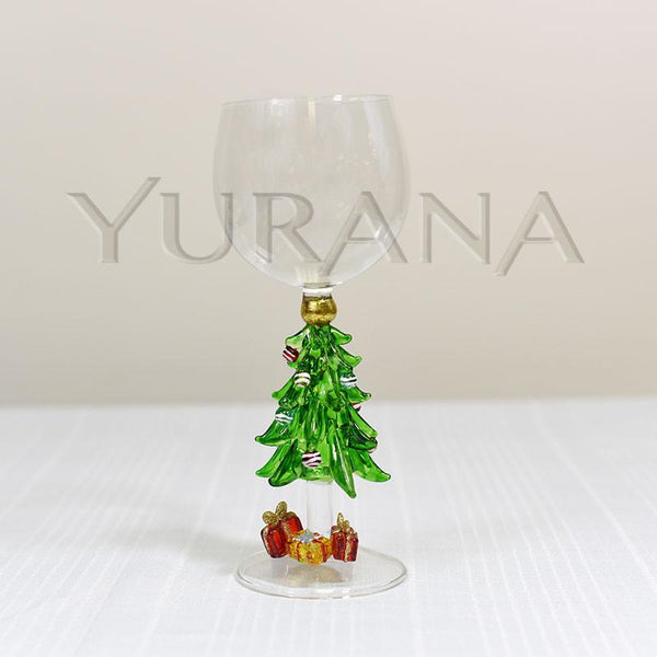 Perfect Christmas Presentation Wine Glass – Yurana Design