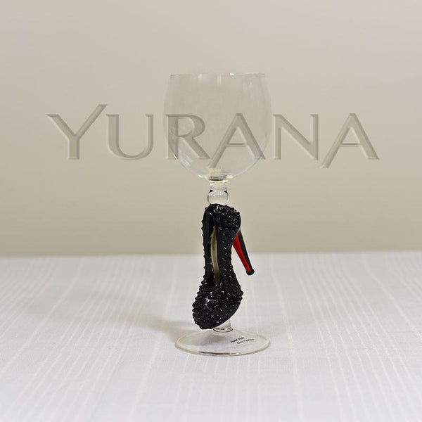 Spiked Seduction High Heel Shoe Wine Glass – Yurana Design
