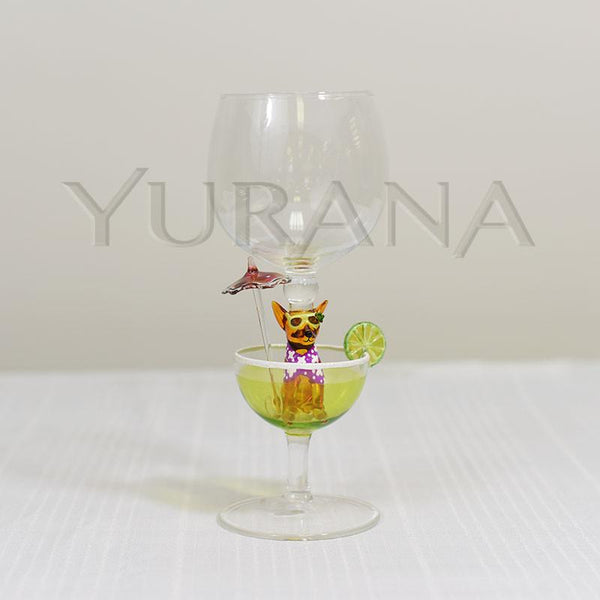 Yurana Design Unique Wine Glasses, Bottle Stoppers, Ornament Figurines