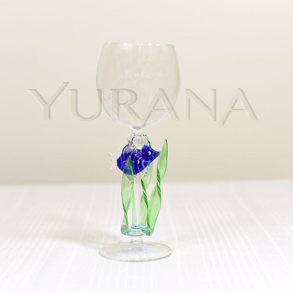 Tang Fish Sea Voyage Wine Glass – Yurana Design