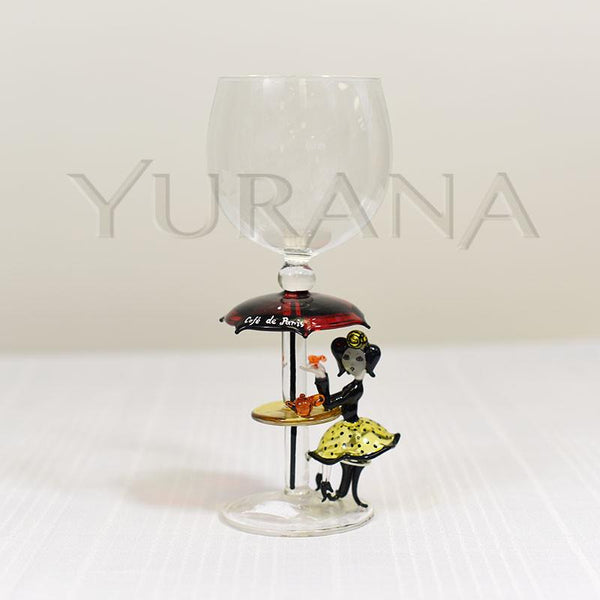 Yurana Design Unique Wine Glasses, Bottle Stoppers, Ornament Figurines